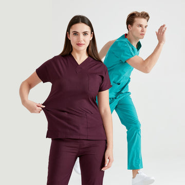 Costume medicale elastice de calitate, pentru medici, asistenti si ...